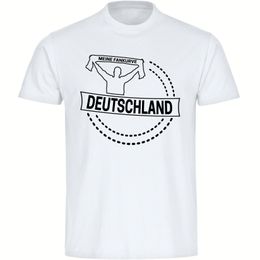 multifanshop Kinder T-Shirt - Deutschland - Meine Fankurve - Druck schwarz - Kind