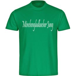 multifanshop® Kinder T-Shirt - Mönchengladbach - Mönchengladbacher Jung - Druck weiß