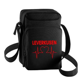 multifanshop® Umhängetasche - Leverkusen - Herzschlag