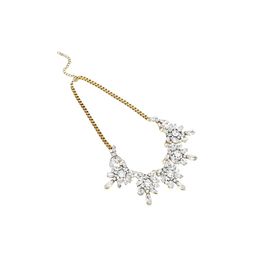 SOHI Kette 'Annitra' Damen Größe Onesize gold / weiß