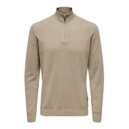Only & Sons Only & Sons Pullover 'ONSLoui' Herren Größe M dunkelbeige