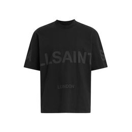 AllSaints T-Shirt 'BIGGY' Herren Gr&ouml;&szlig;e L dunkelgrau / schwarz