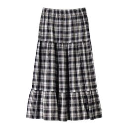 Bershka Rock Damen Größe 38 hellbraun / schwarz / offwhite