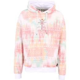Just Rhyse Sweatshirt 'Pocosol' Herren Gr&ouml;&szlig;e S hellblau / hellpink / offwhite