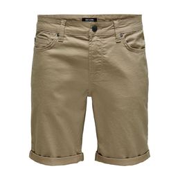 Only & Sons Only & Sons Shorts 'Ply' Herren Größe 38 dunkelbeige