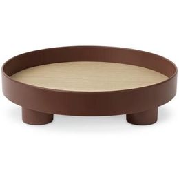 muuto Tablett Platform Dunkelrot