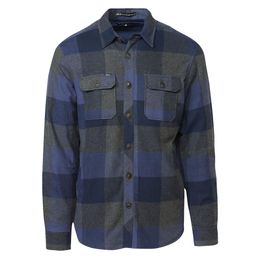KOROSHI Jacke Herren Gr&ouml;&szlig;e XL indigo / dunkelblau / dunkelgrau / graumeliert