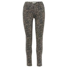 KOROSHI Jeans Damen Größe 29 beige / oliv