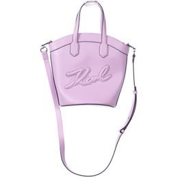 K by KARL LAGERFELD Karl by Karl Lagerfeld Damen Handtasche, flieder, Gr.