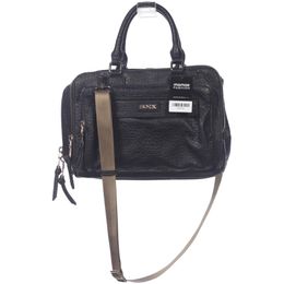 SOCCX Damen Handtasche, schwarz, Gr.