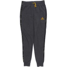 Adidas Herren Stoffhose, grau, Gr. 158