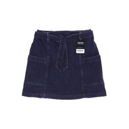 Massimo Dutti Damen Rock, marineblau, Gr. 164