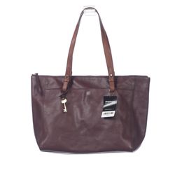 Fossil Damen Handtasche, bordeaux, Gr.