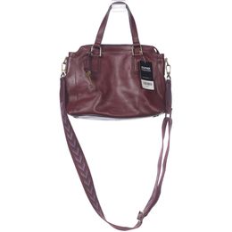 Fossil Damen Handtasche, bordeaux, Gr.