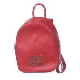 Love Moschino Damen Rucksack, rot, Gr.