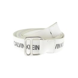 Calvin Klein Jeans Damen Gürtel, weiß, Gr. 95