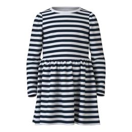 name it Kleid 'NMFVivia' M&auml;dchen Gr&ouml;&szlig;e 122/128 navy / wei&szlig;