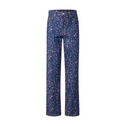 MONKI Jeans Damen Gr&ouml;&szlig;e 32 blau / rosa