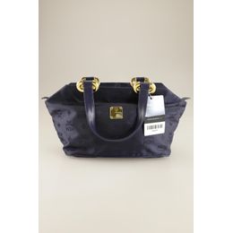 MCM Damen Handtasche, marineblau, Gr.