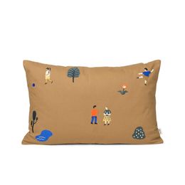 ferm LIVING - The Park Kissen, 60 x 40 cm, sugar kelp