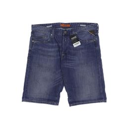 Replay Herren Shorts, blau, Gr. 36