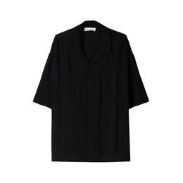 Bershka Button Up Shirt male Black size XL