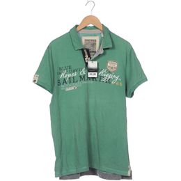 CAMP DAVID Herren Poloshirt, türkis, Gr. 54