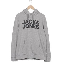 Jack & Jones Jack & Jones Herren Kapuzenpullover, grau, Gr. 52