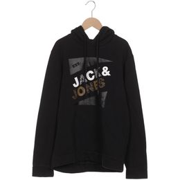 Jack & Jones Jack & Jones Herren Kapuzenpullover, schwarz, Gr. 52