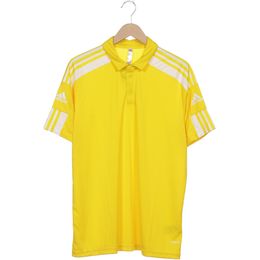 Adidas Herren Poloshirt, gelb, Gr. 52