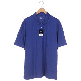 LANDS' END Lands End Herren Poloshirt, blau, Gr. 56