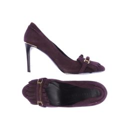 Burberry Damen Pumps, bordeaux, Gr. 37.5