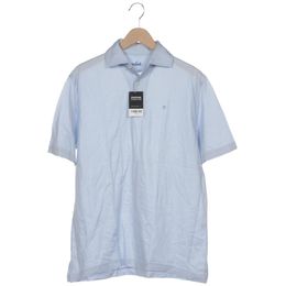 Van Laack Herren Poloshirt, hellblau, Gr. 54