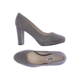 Clarks Damen Pumps, grau, Gr. 38