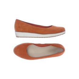 Clarks Damen Ballerinas, orange, Gr. 4