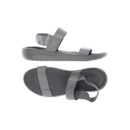 Crocs Damen Sandale, grau, Gr. 10