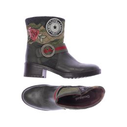 Desigual Damen Stiefelette, grün, Gr. 38