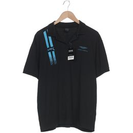 Hackett London Herren Poloshirt, schwarz, Gr. 54