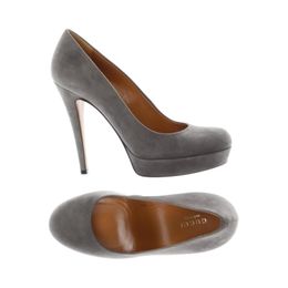 Gucci Damen Pumps, grau, Gr. 36.5