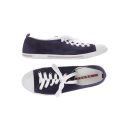 Prada Damen Sneakers, marineblau, Gr. 40.5