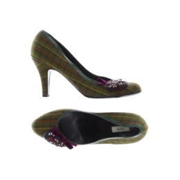 Prada Damen Pumps, grün, Gr. 39.5