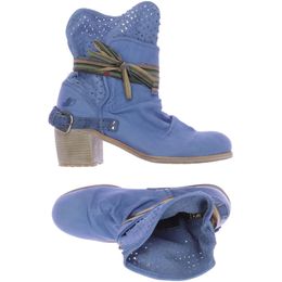 felmini Damen Stiefelette, blau, Gr. 40