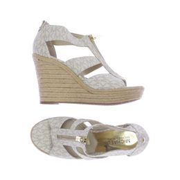 Michael Michael Kors Damen Sandale, beige, Gr. 7