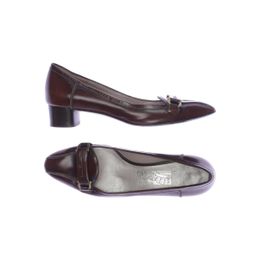 Salvatore Ferragamo Damen Pumps, braun, Gr. 7