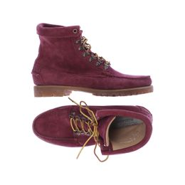 Sebago Damen Stiefelette, bordeaux, Gr. 41