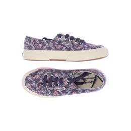 Superga Damen Sneakers, blau, Gr. 38