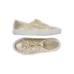 Superga Damen Sneakers, gold, Gr. 38