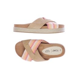 Toms Shoes Toms Damen Sandale, beige, Gr. 6