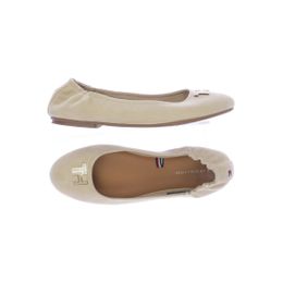 Tommy Hilfiger Damen Ballerinas, beige, Gr. 37