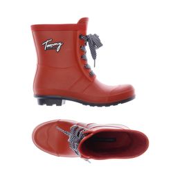 Tommy Hilfiger Damen Stiefelette, rot, Gr. 6